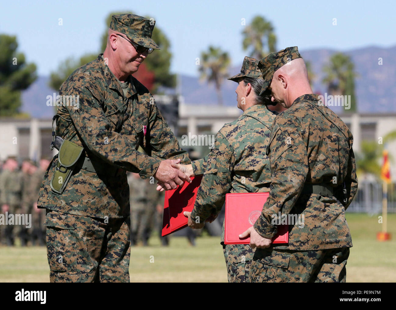 Sgt. Maj. Darryl J. Sisneros, the former sergeant major I Marine ...