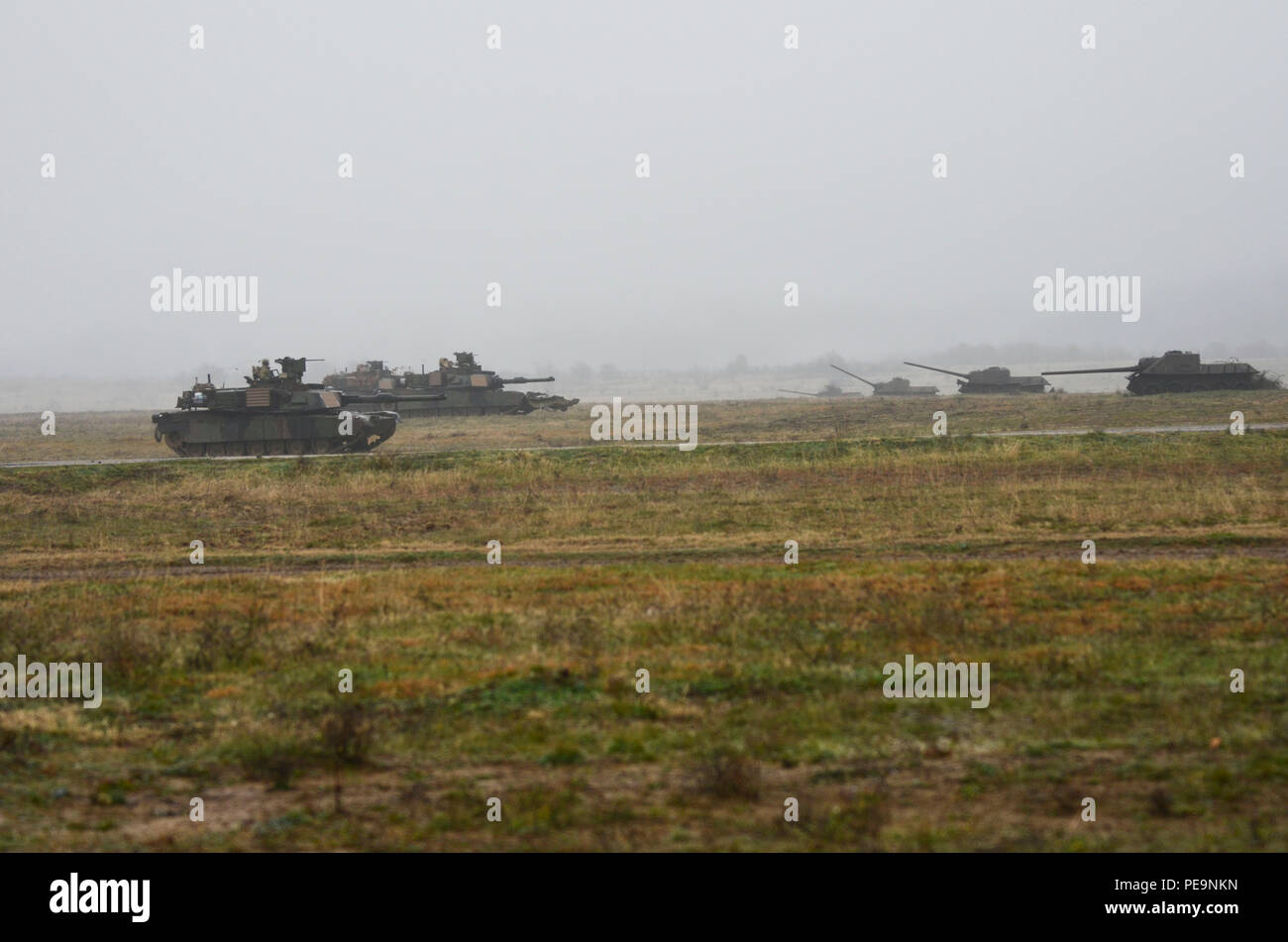 Through the fog and the rain, U.S. Soldiers of 5th Squadron, 7th ...