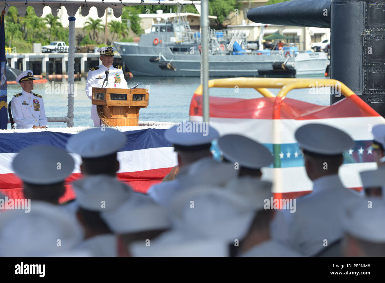 PEARL HARBOR, Hawaii - (Nov. 25, 2015) - Commander Matthew Boland ...