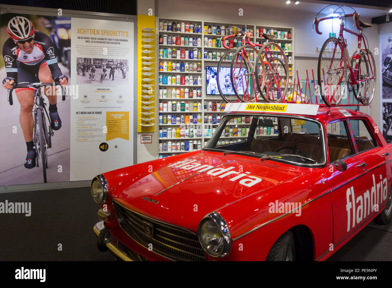Flandria team car in the Centrum Ronde van Vlaanderen / Tour of ...