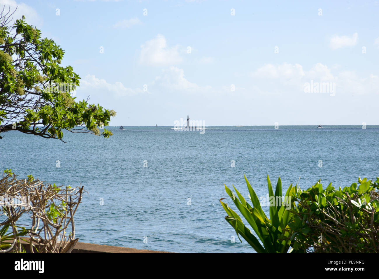 The Los Angeles-class fast attack submarine USS Charlotte (SSN 766 ...