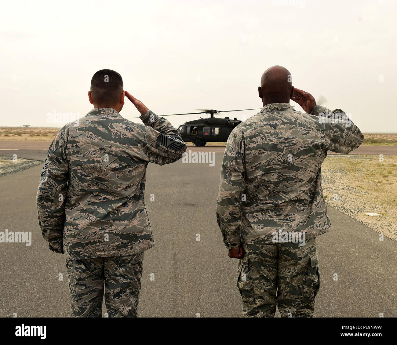 Col. Clarence Lukes Jr., 386th Air Expeditionary Wing commander, and ...