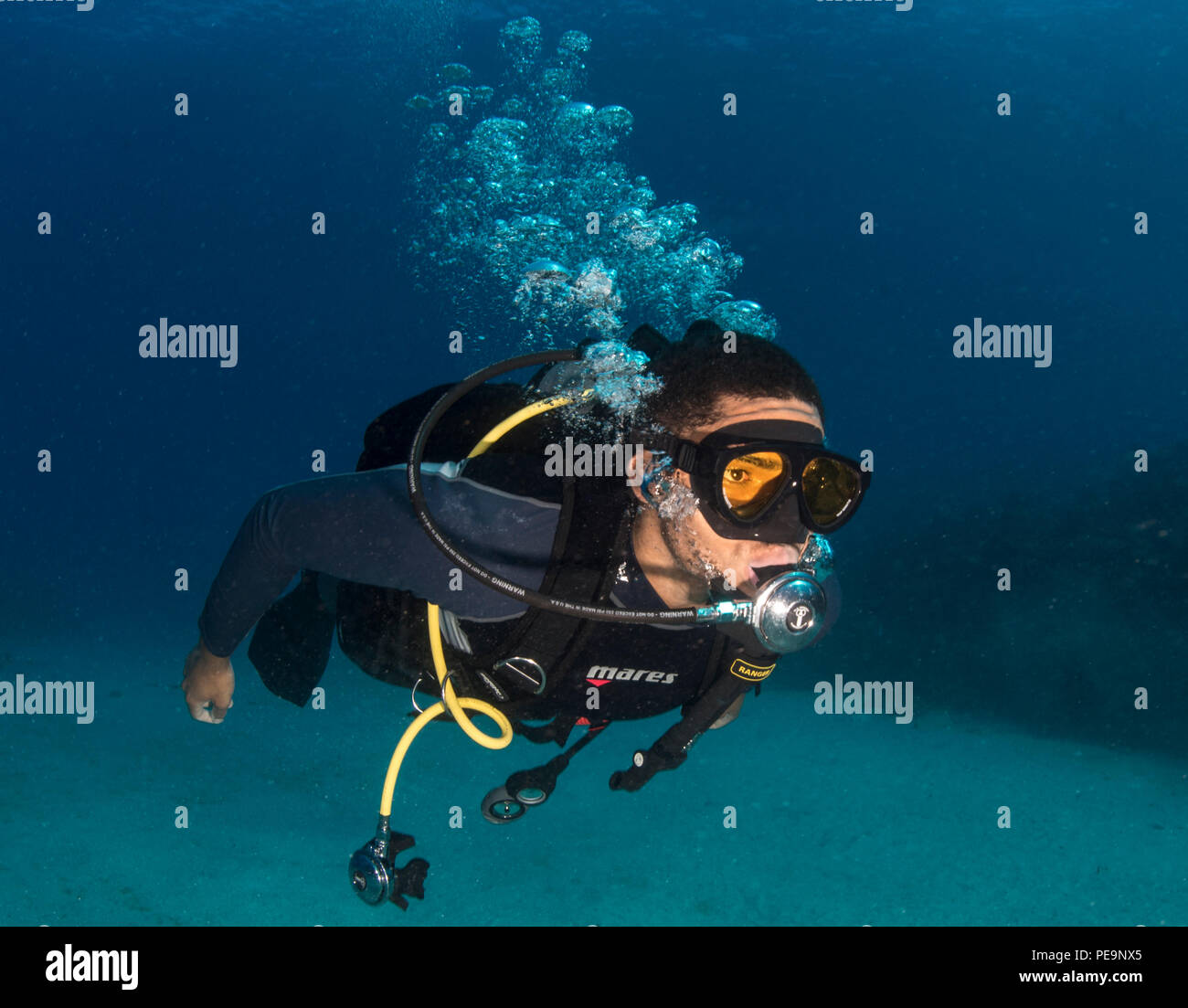 Navy Diver 3rd Class Gordon Brown, assigned to Naval Station Guantanamo ...