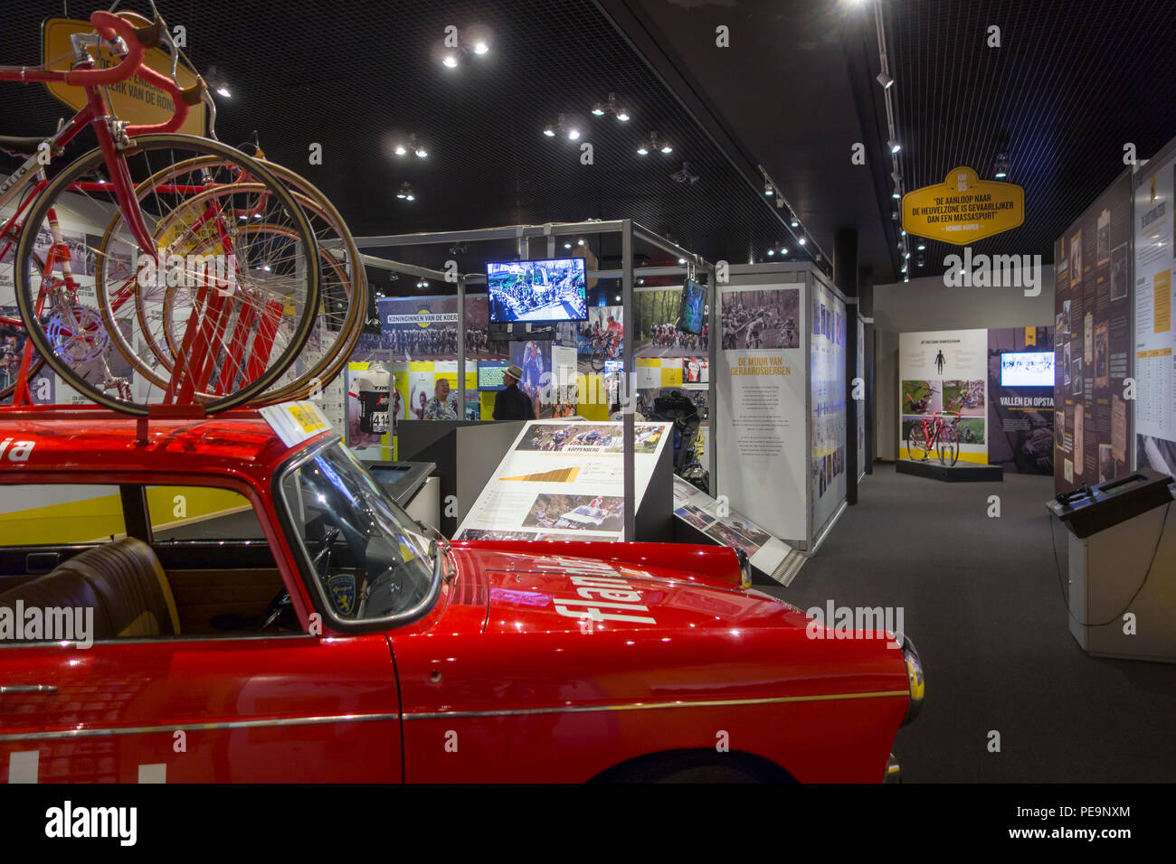 Flandria team car in the Centrum Ronde van Vlaanderen / Tour of ...
