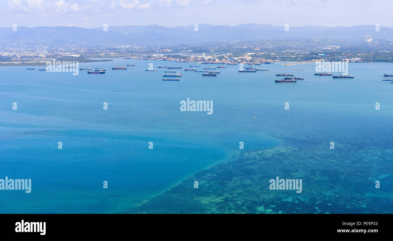 Aerial View Of Cebu Island, Philippines Stock Photo - Alamy