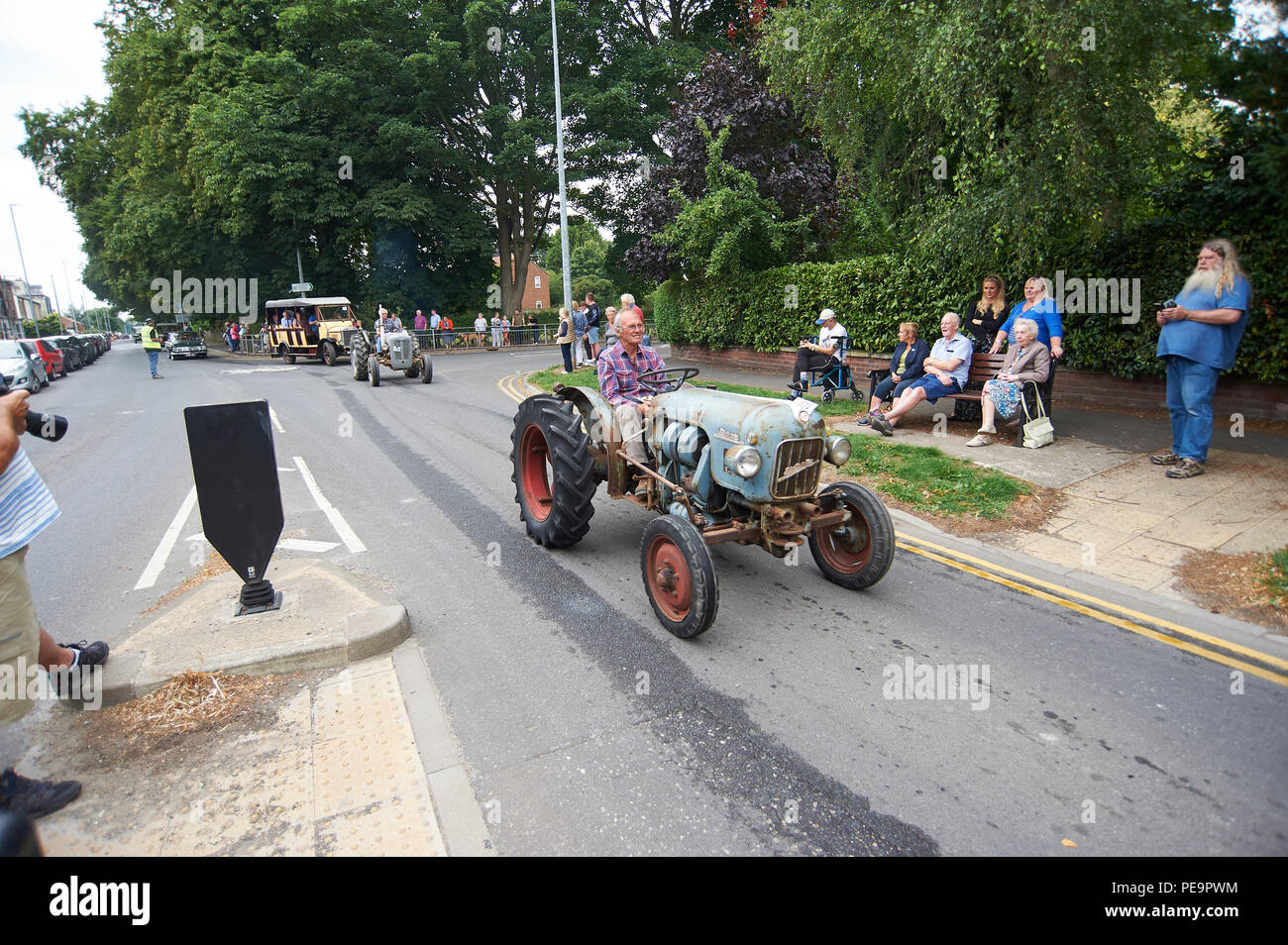 Vintage Tractor on the Driffield Steam Rally Road Run, Driffield, The ...