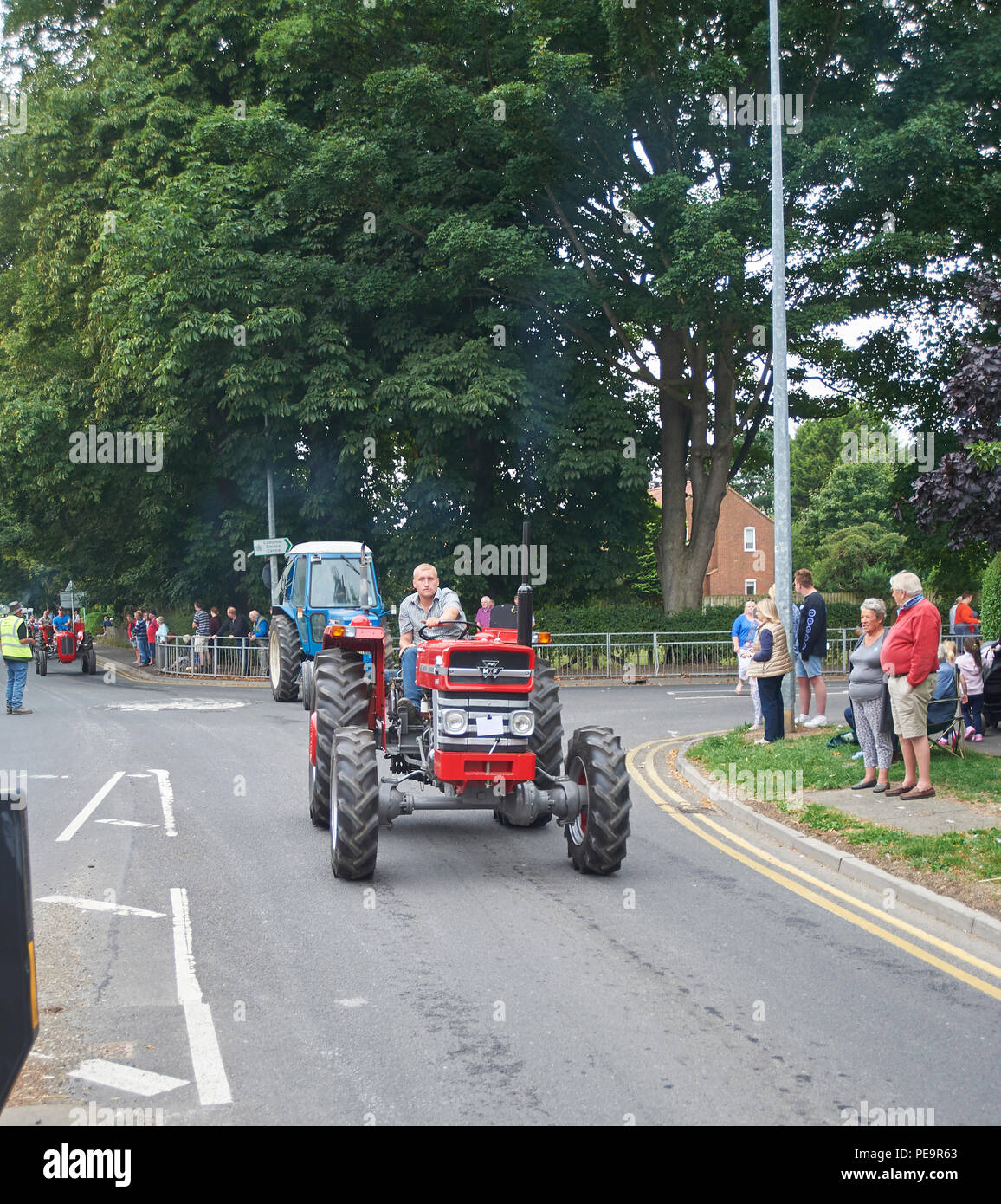Village tractor run hi-res stock photography and images - Alamy