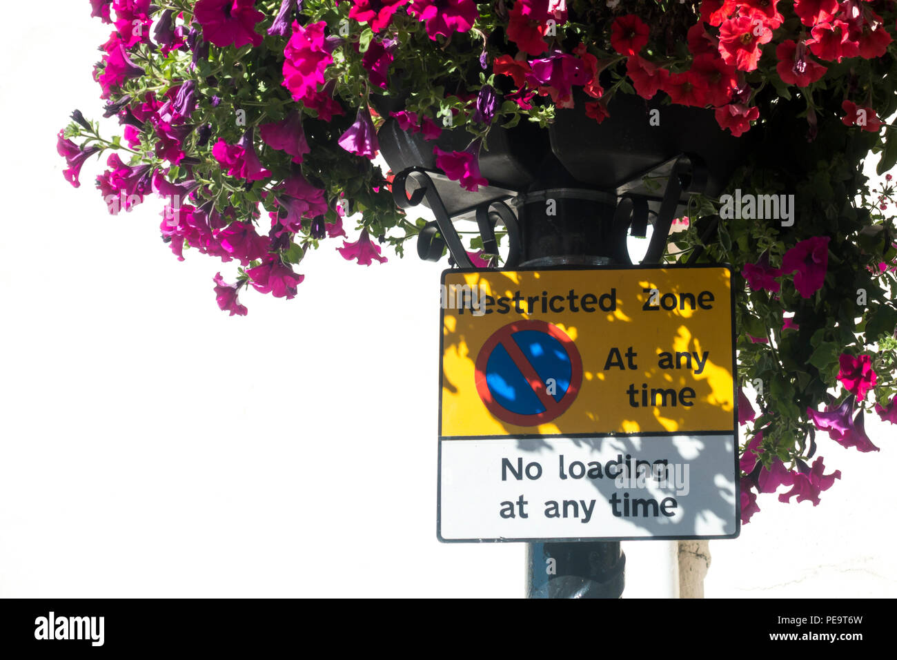 Restricted Zone Signpost, Dorset, UK Stock Photo - Alamy