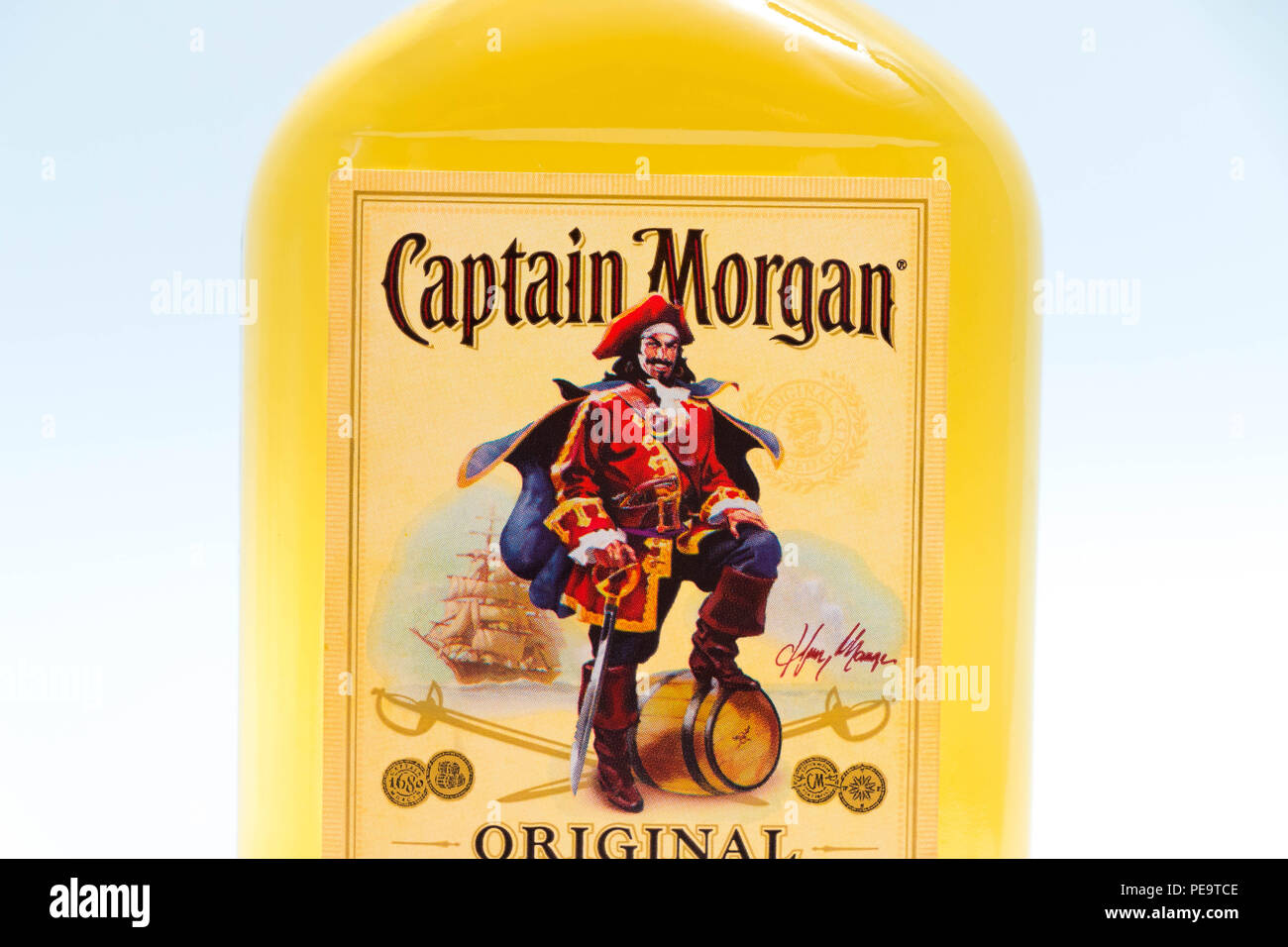 Vintage Captain Morgan High Resolution Stock Photography and Images - Alamy