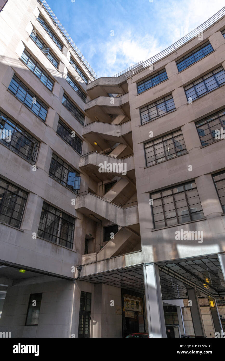 Art Deco, St Olaf House opened in 1932. Designed by architect Harry ...