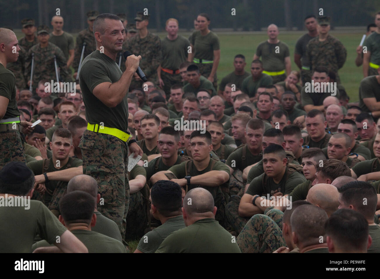 U.S. Marine Corps Col. Steven Wolf, Commanding Officer, School of ...