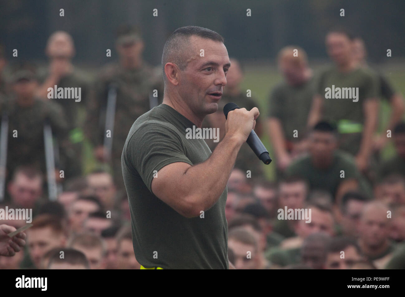 U.S. Marine Corps Col. Steven Wolf, Commanding Officer, School of ...