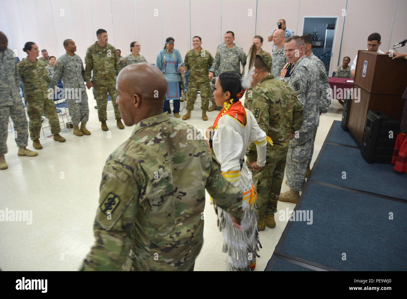 Members of 18th Medical Command (Deployment Support) participate in a ...