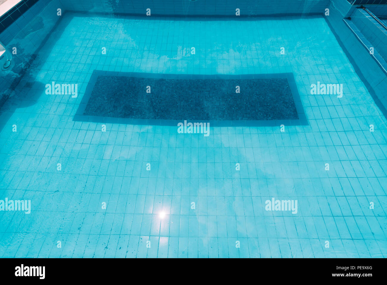 Surface of blue swimming pool, Background of water in swimming pool ...
