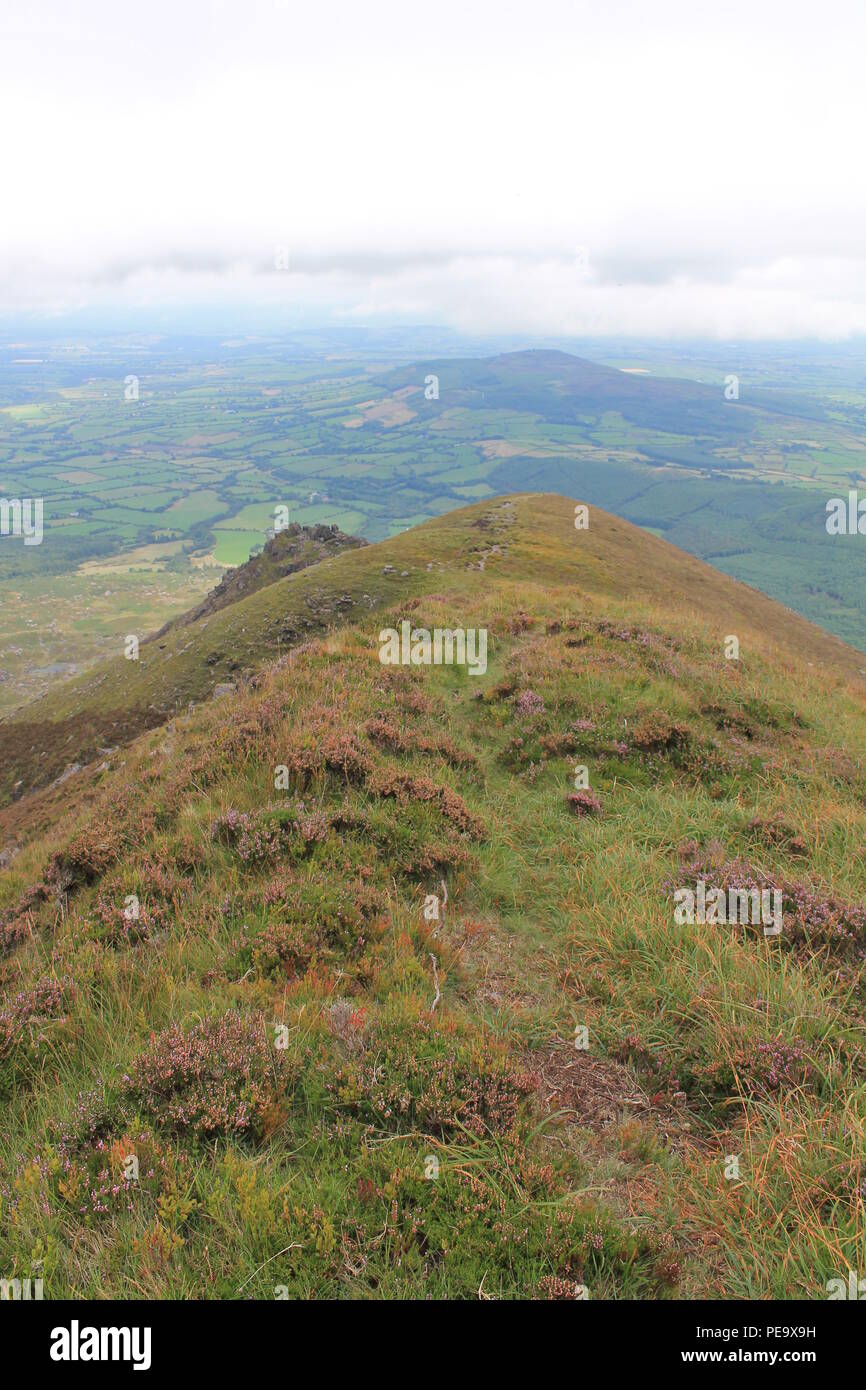 Trail up Coumshingaun Lough Stock Photo - Alamy