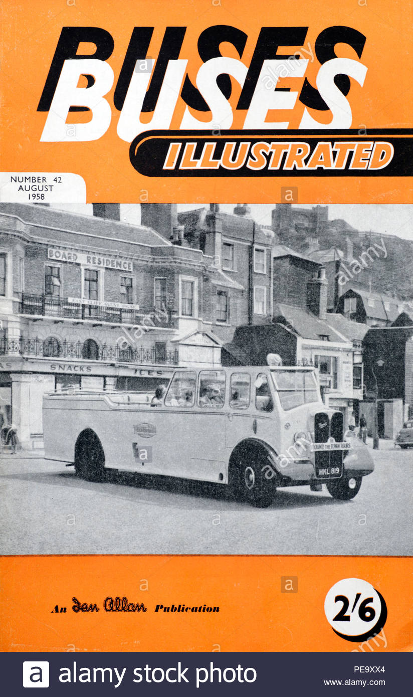 Vintage bus advertising hi-res stock photography and images - Alamy