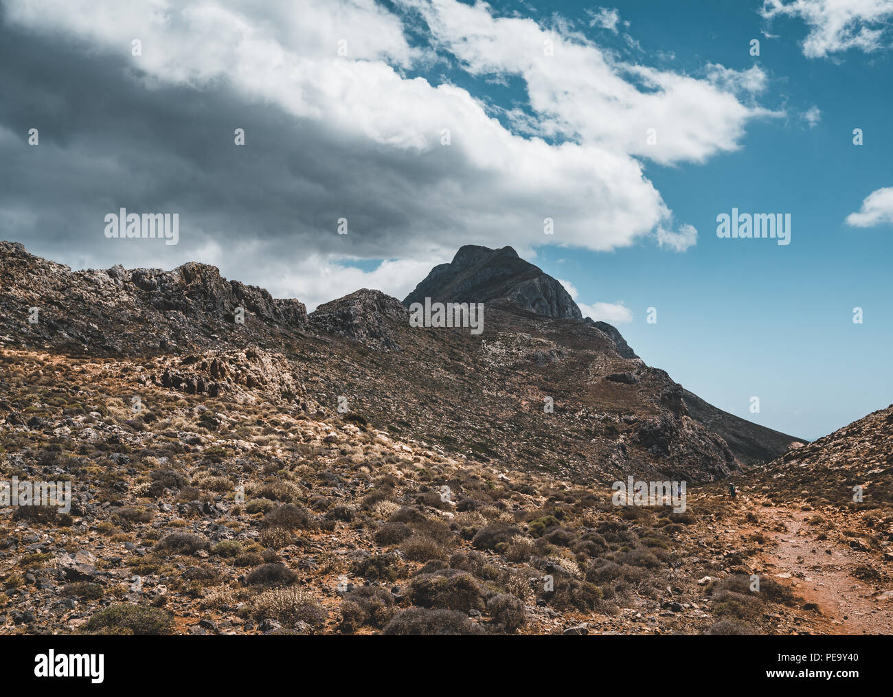 Walking in the mountains. Hiking and tourist routes on the island of ...