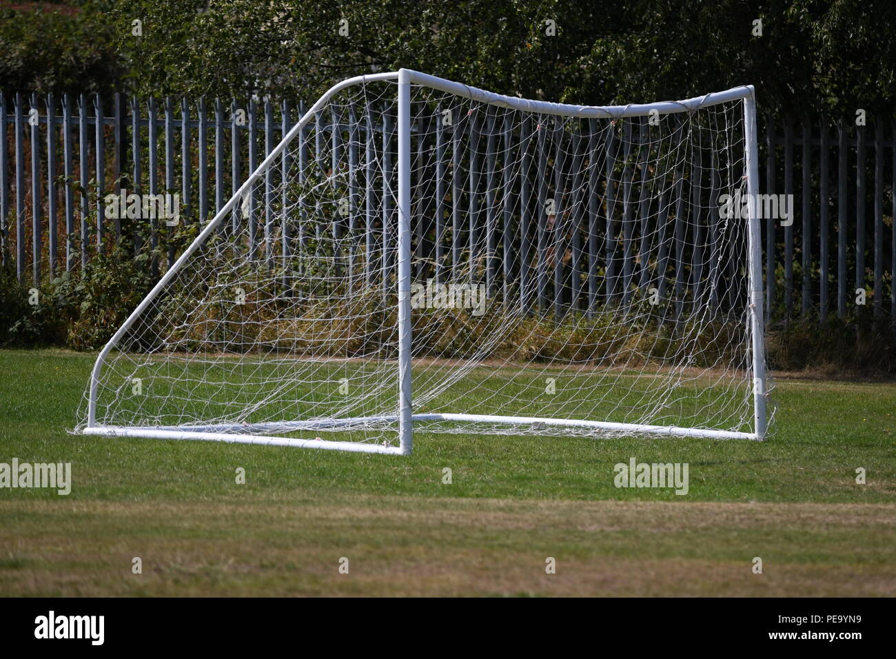 Soccer Football Field Goalposts Goal High Resolution Stock Photography ...