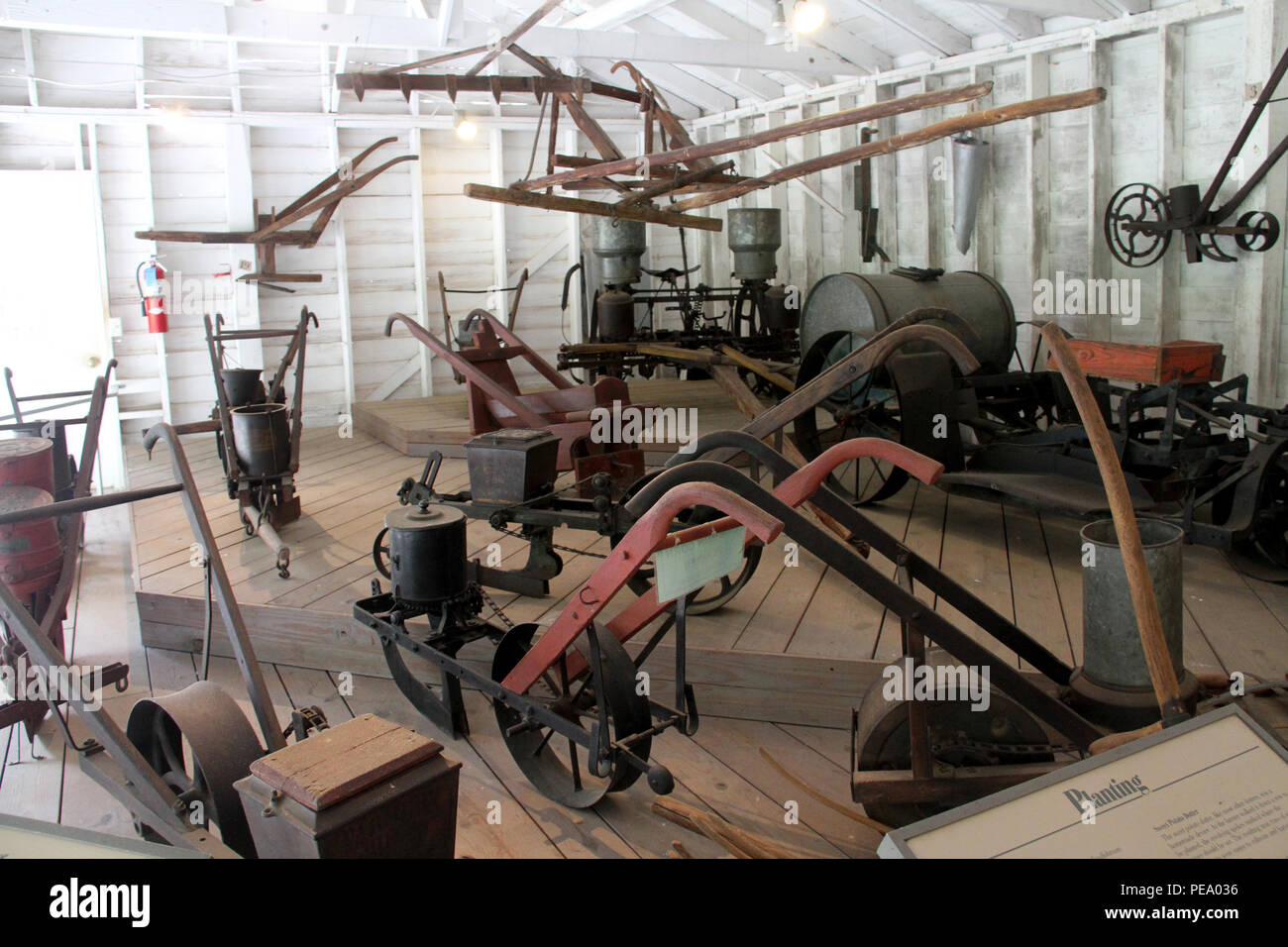 Old tools and machines displayed at Chippokes Farm and Forestry Museum ...