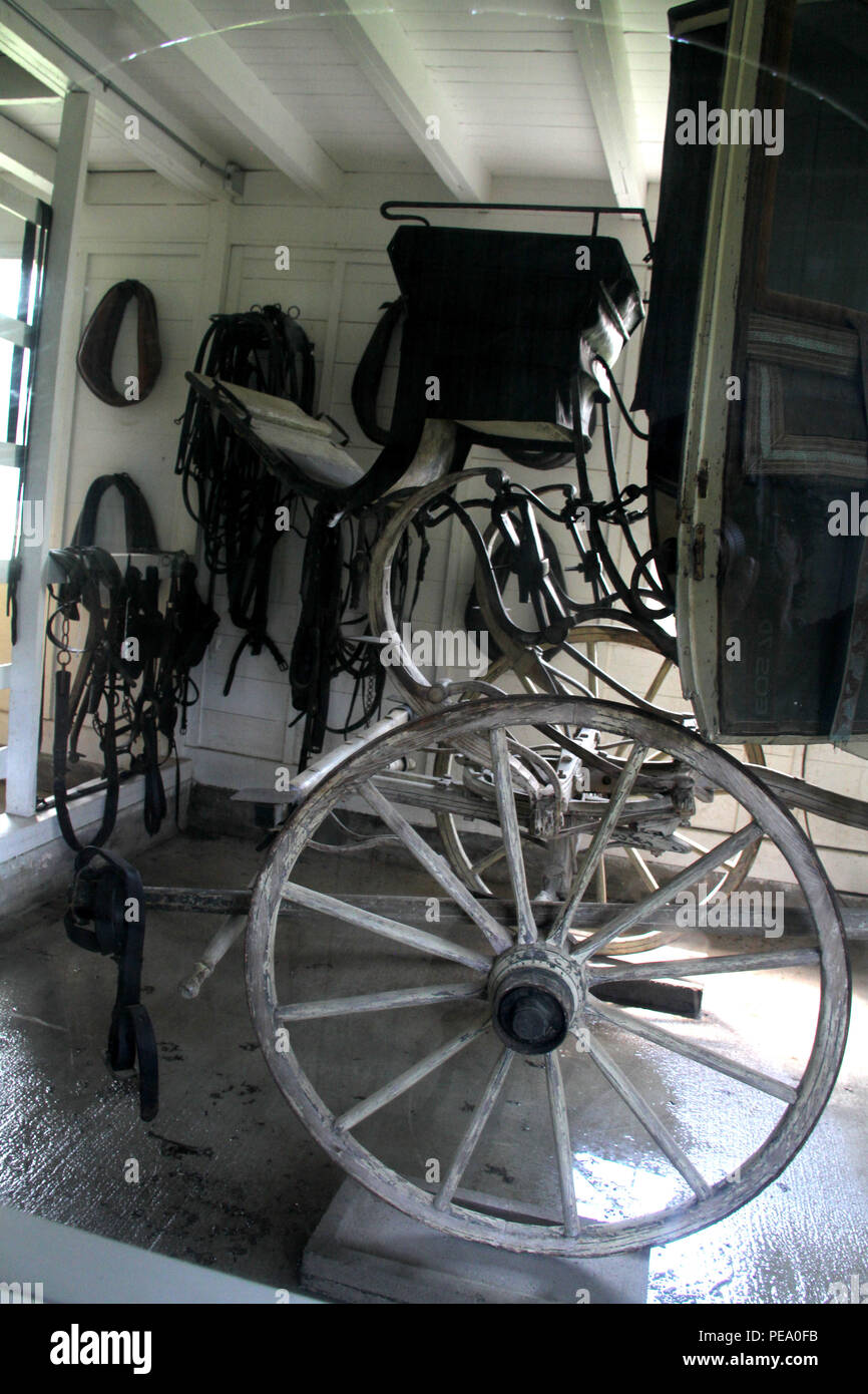 Old colonial carriage exhibit hi-res stock photography and images - Alamy