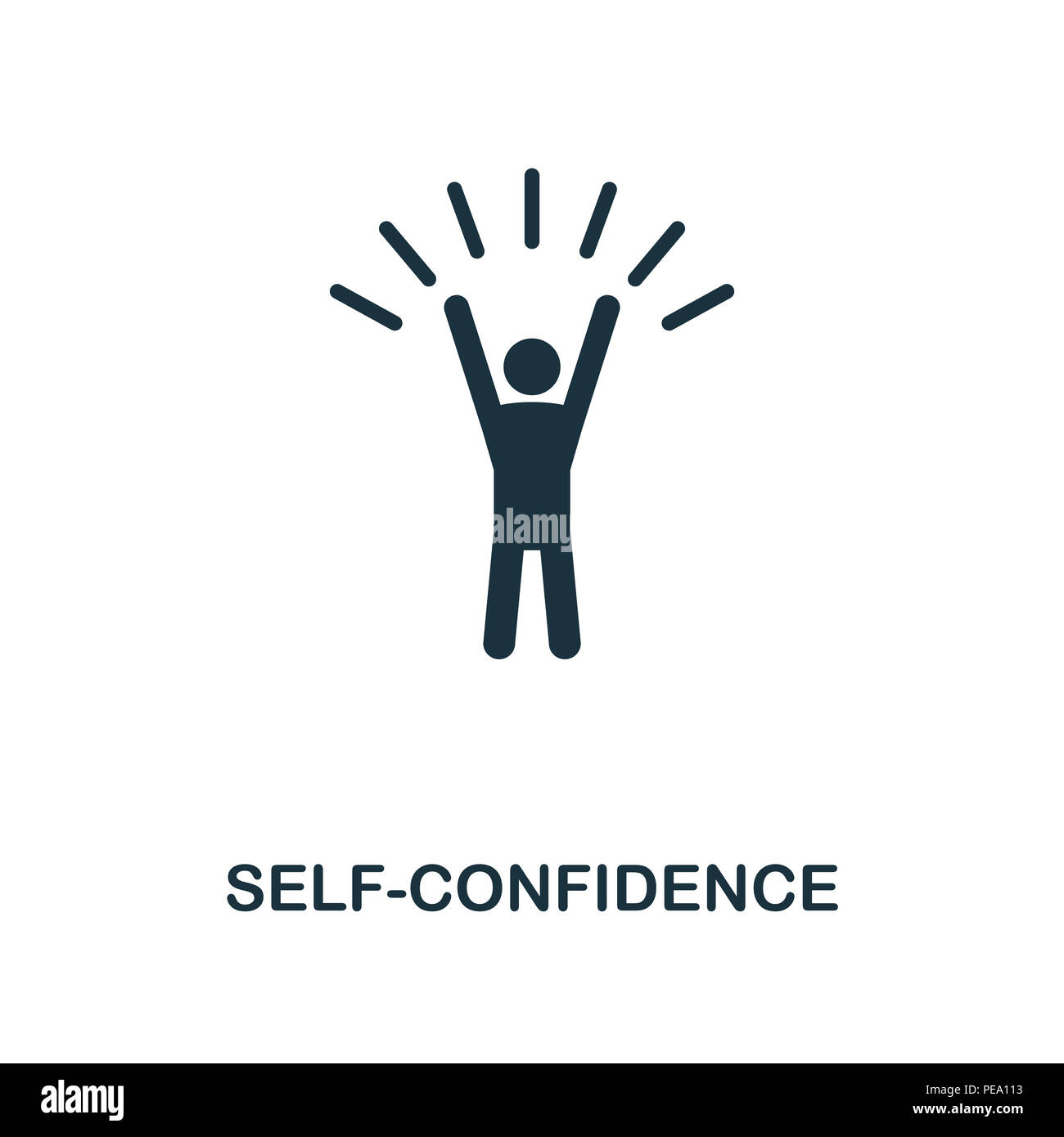 Self-Promotion creative icon. Simple element illustration. Self ...