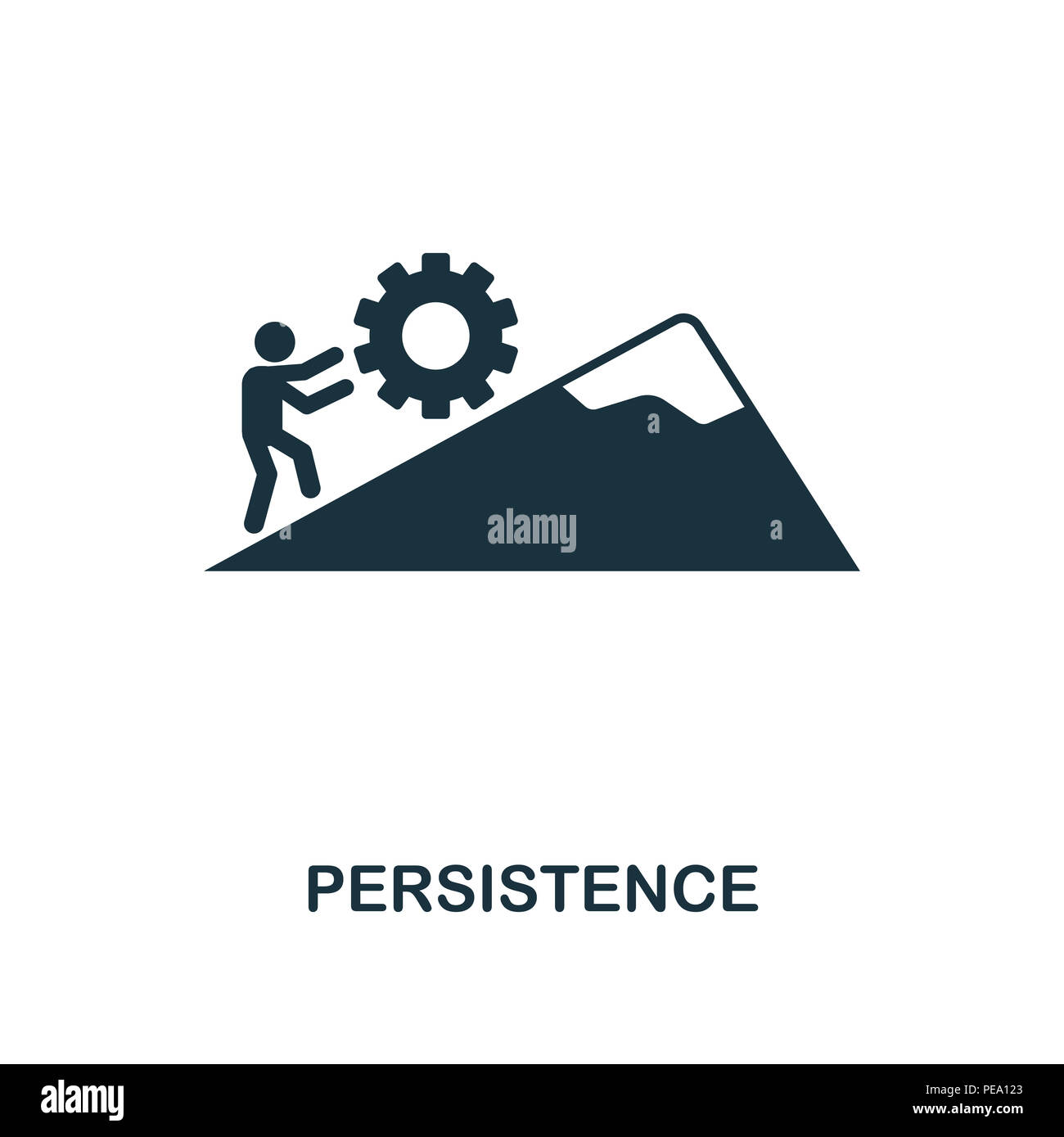 Persistence creative icon. Simple element illustration. Persistence ...