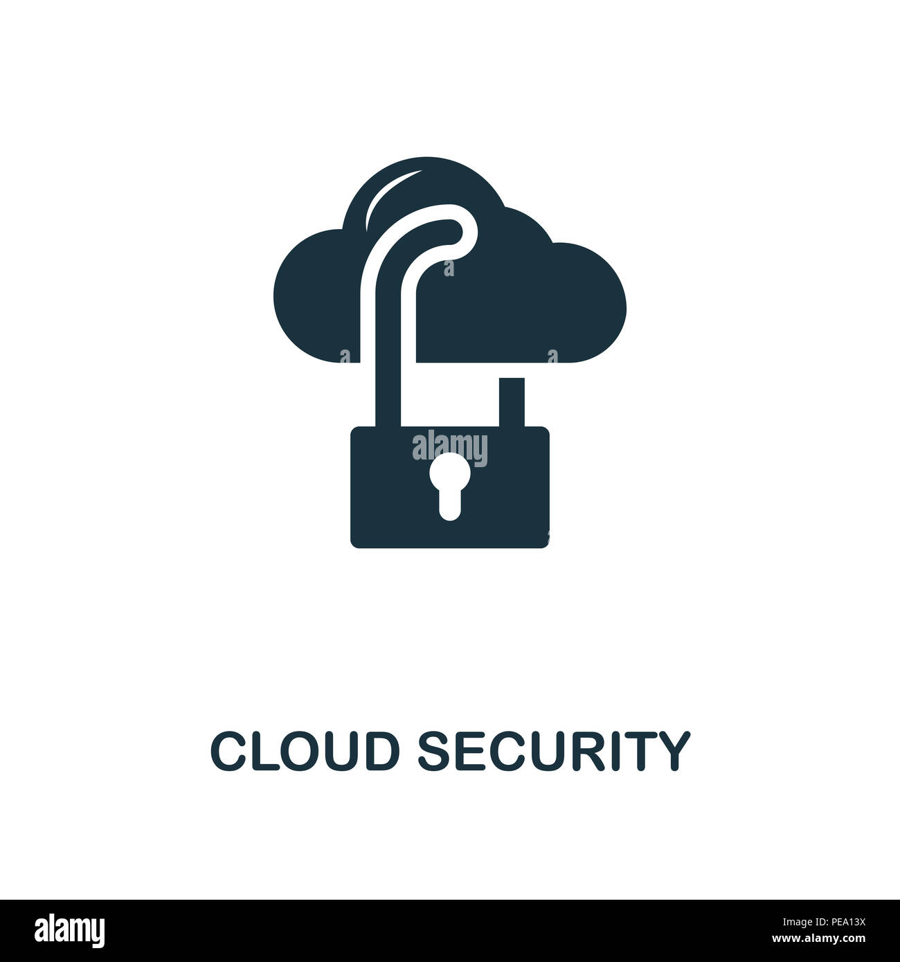 Secure Cloud Storage Icon