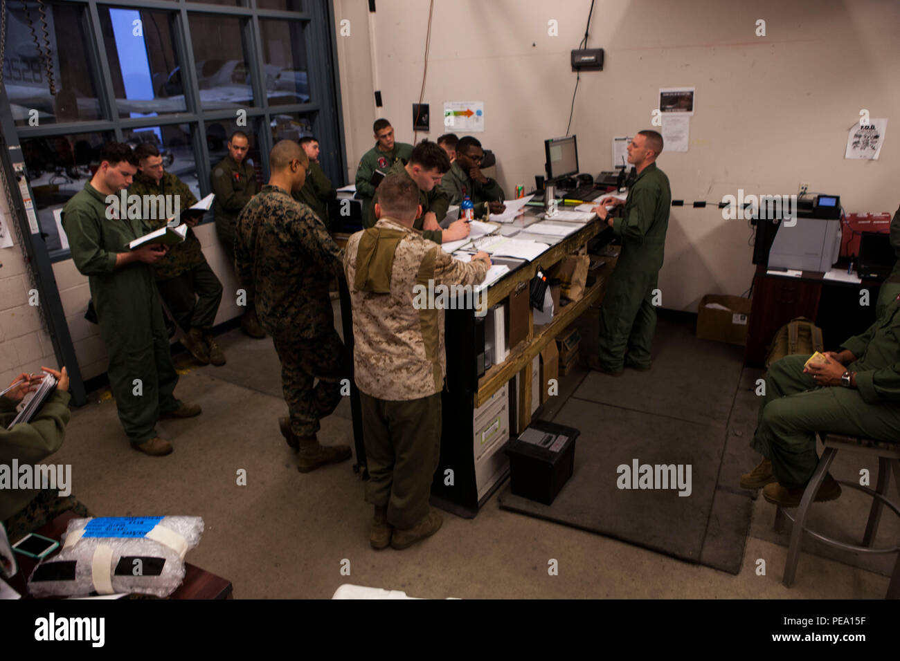 U.S. Marines assigned to Marine Tactical Electronic Warfare Squadron ...