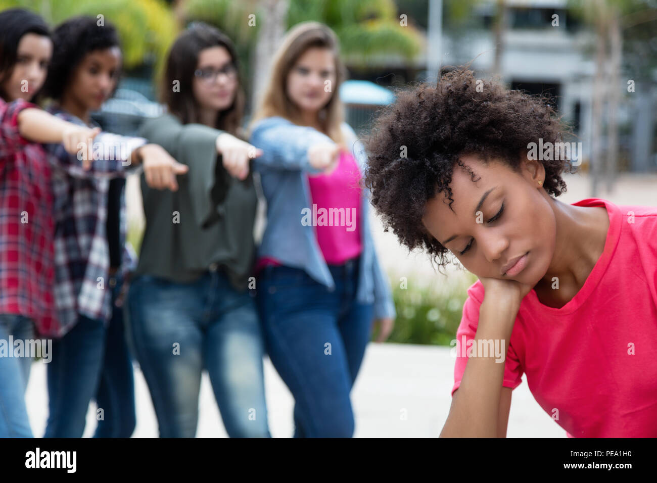 Women gossiping bully hi-res stock photography and images - Alamy