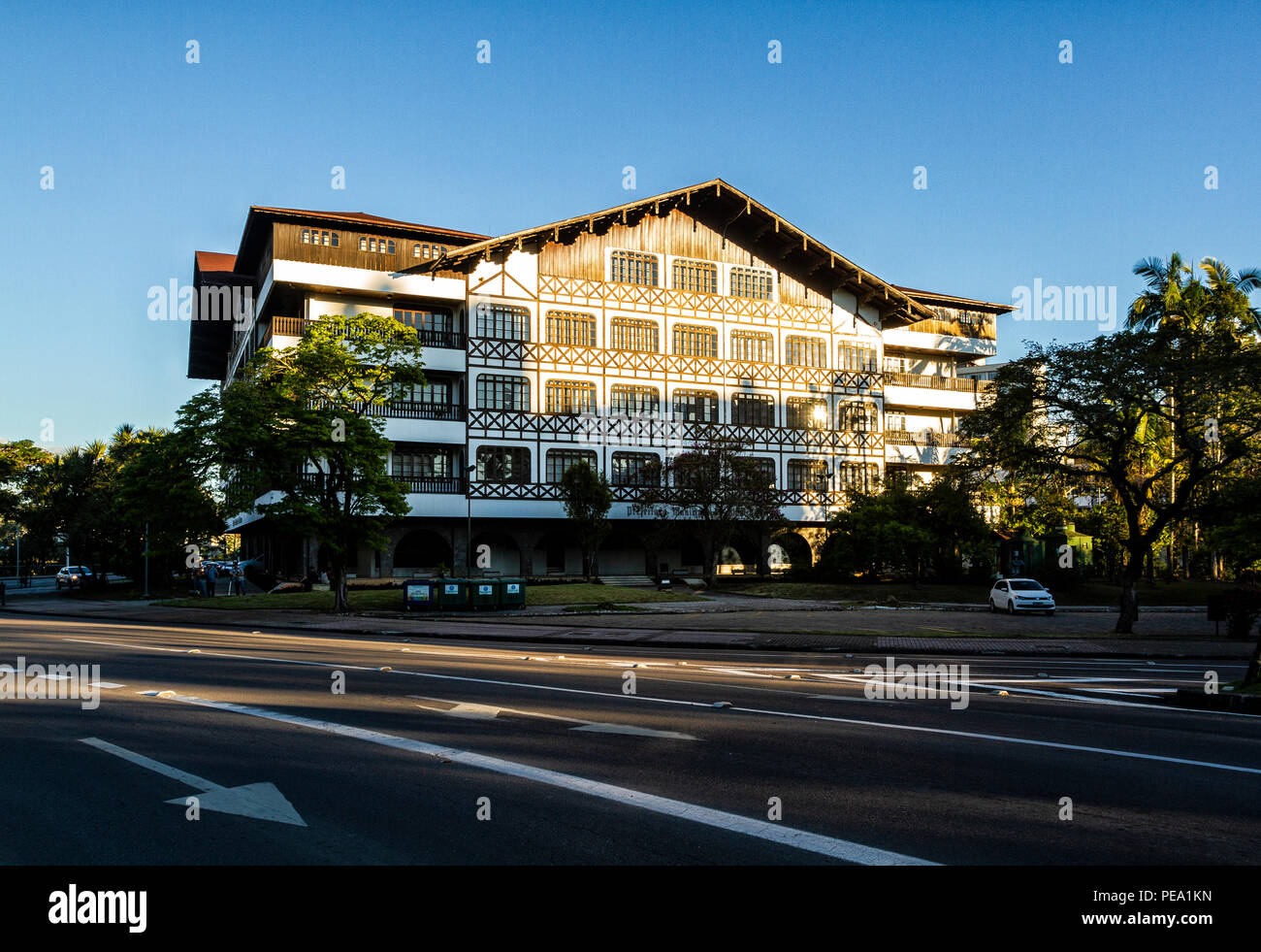 Blumenau City Hall building. Blumenau, Santa Catarina, Brazil Stock ...