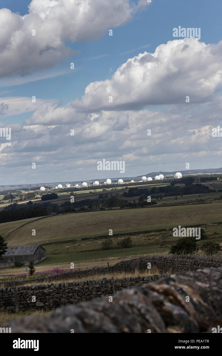 RAF Menwith Hill near Harrogate, North Yorkshire, UK Stock Photo - Alamy