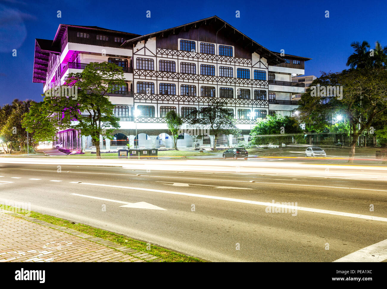 Blumenau City Hall building. Blumenau, Santa Catarina, Brazil Stock ...