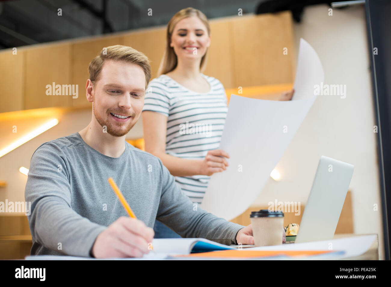 Work pleasant hi-res stock photography and images - Alamy