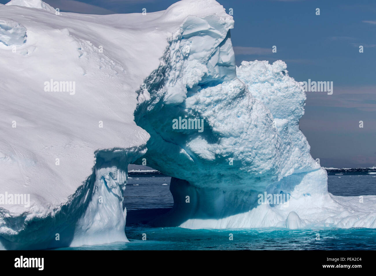 Floating glacial ice off the coast of Antarctica Stock Photo - Alamy