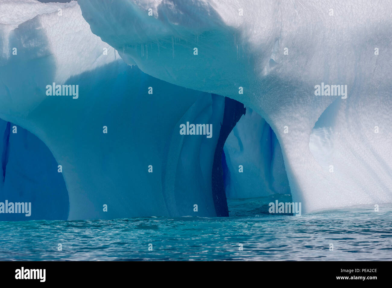 Floating glacial ice off the coast of Antarctica Stock Photo - Alamy