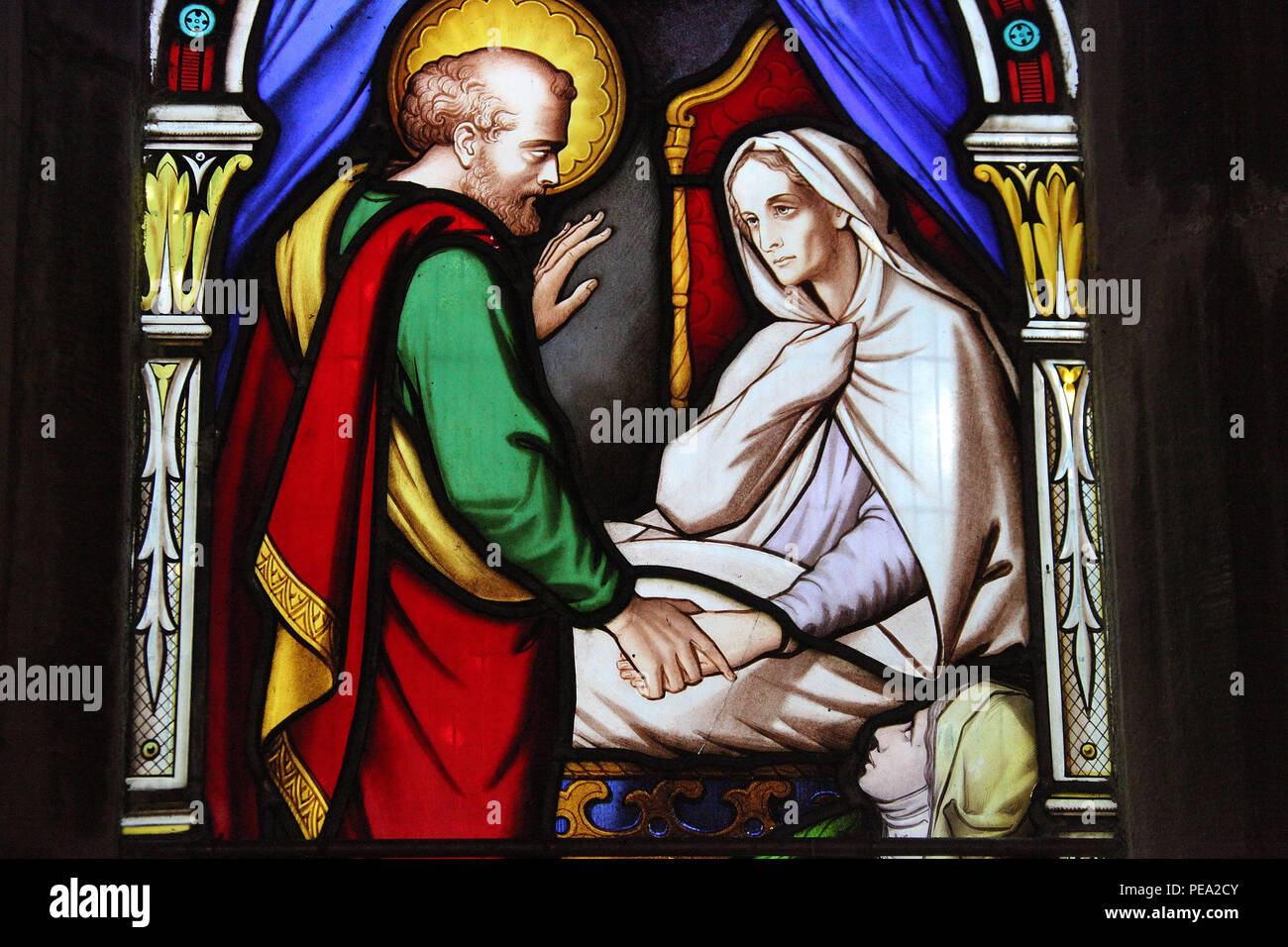 The Church of the Ascension at Timoleague in County Cork Stock Photo ...