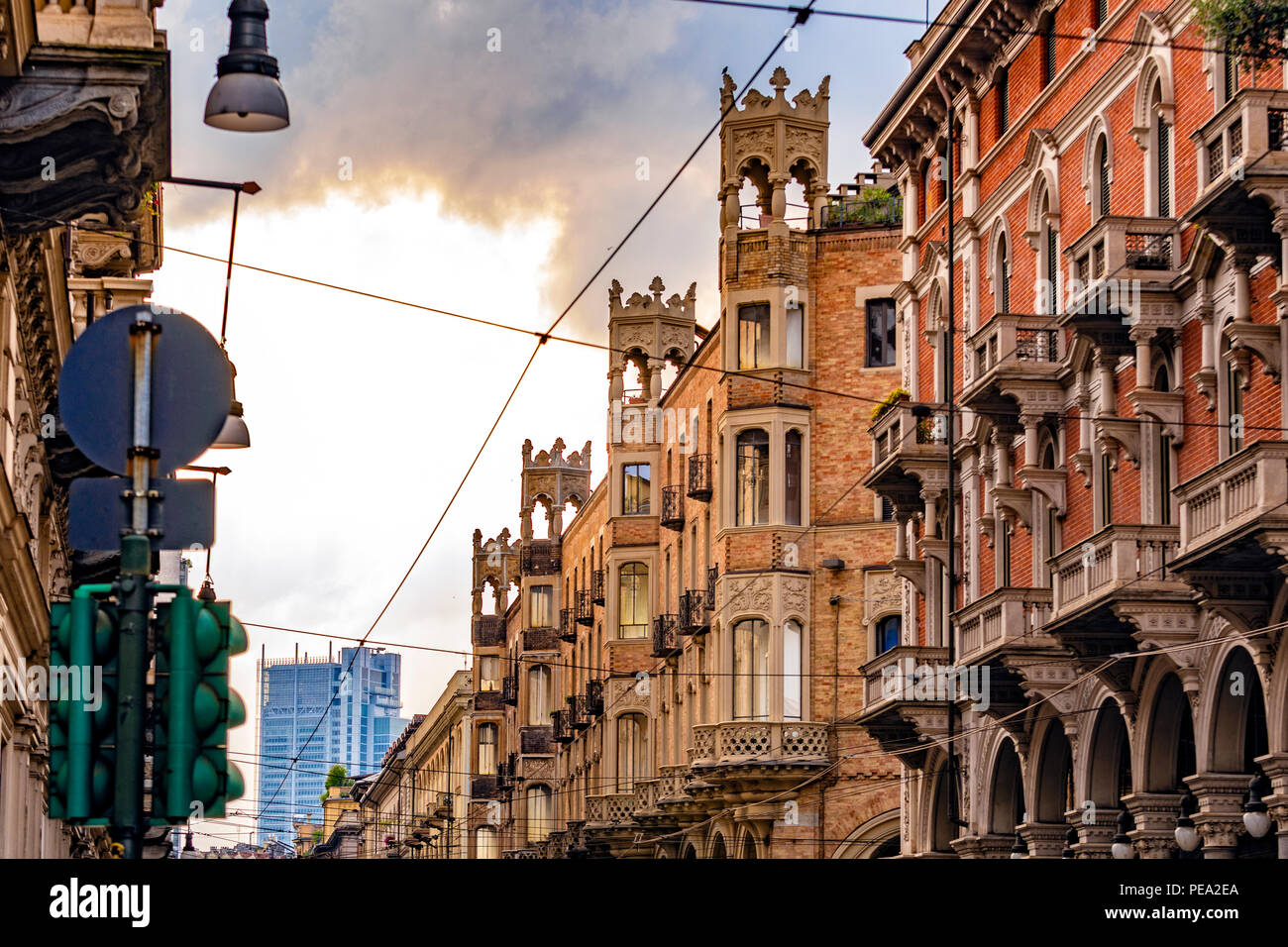 Turin via pietro micca hi-res stock photography and images - Alamy