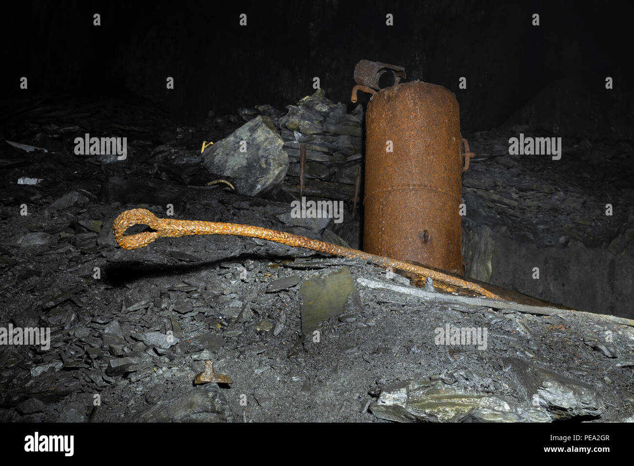 Old quarry machinery hi-res stock photography and images - Alamy