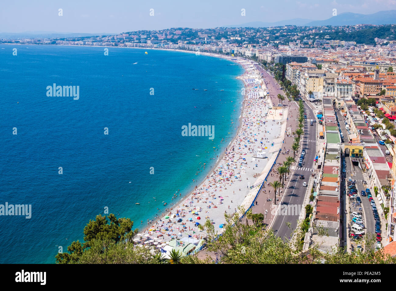 Promenade des anglais aerial hi-res stock photography and images - Alamy