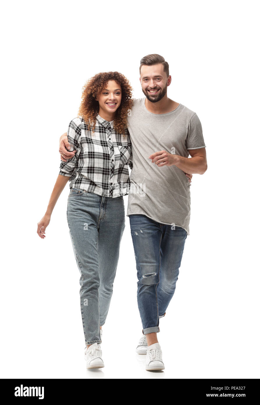 People Walking Forward