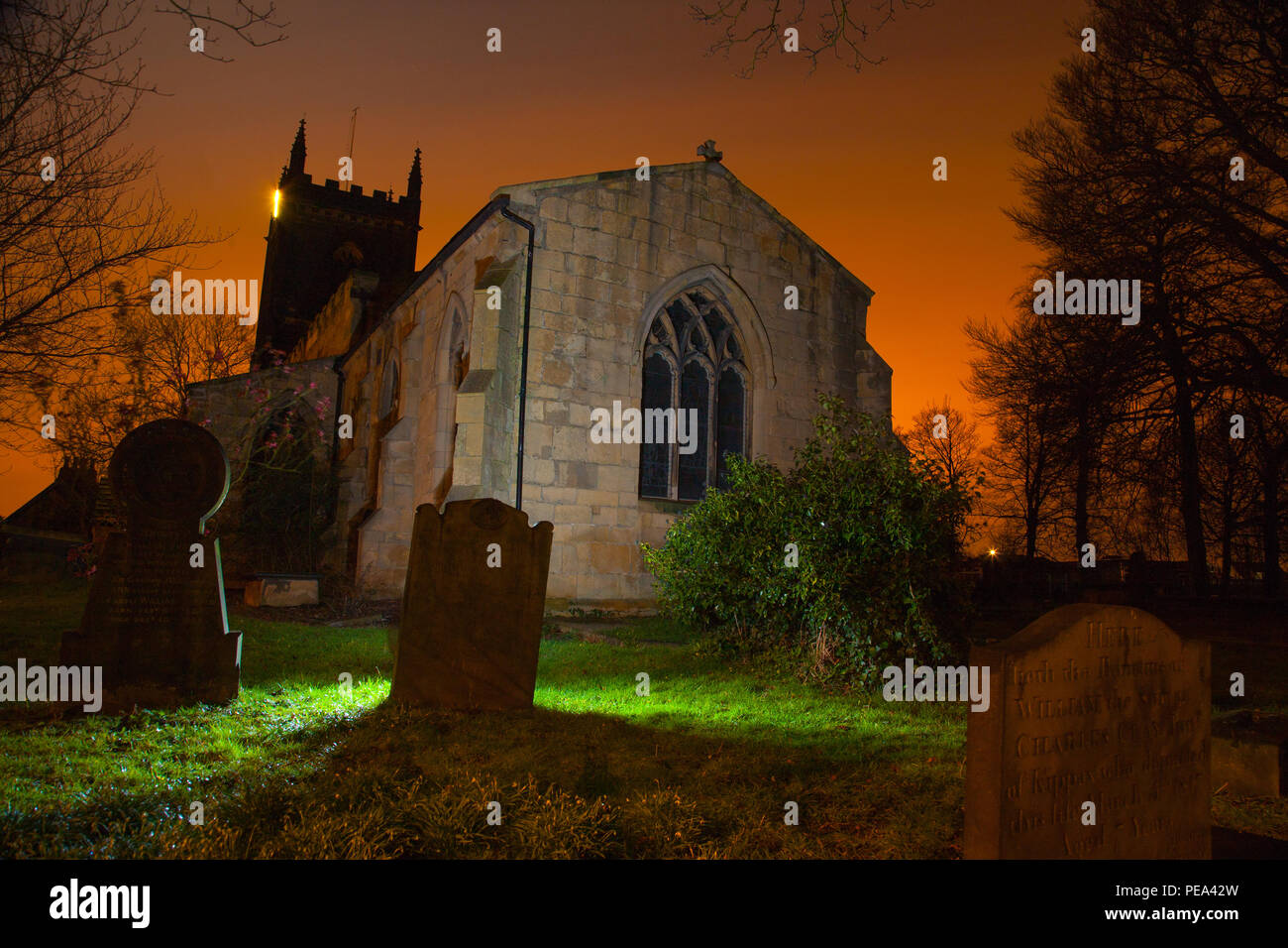 St Mary's Church in Swillington Stock Photo - Alamy