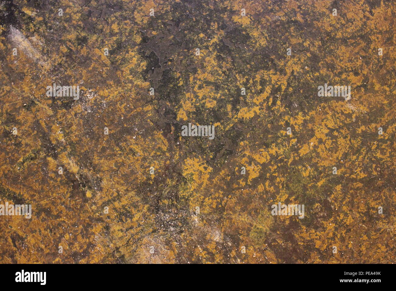 Worn metal work surface at Architectural Artifacts in Chicago, Illinois ...