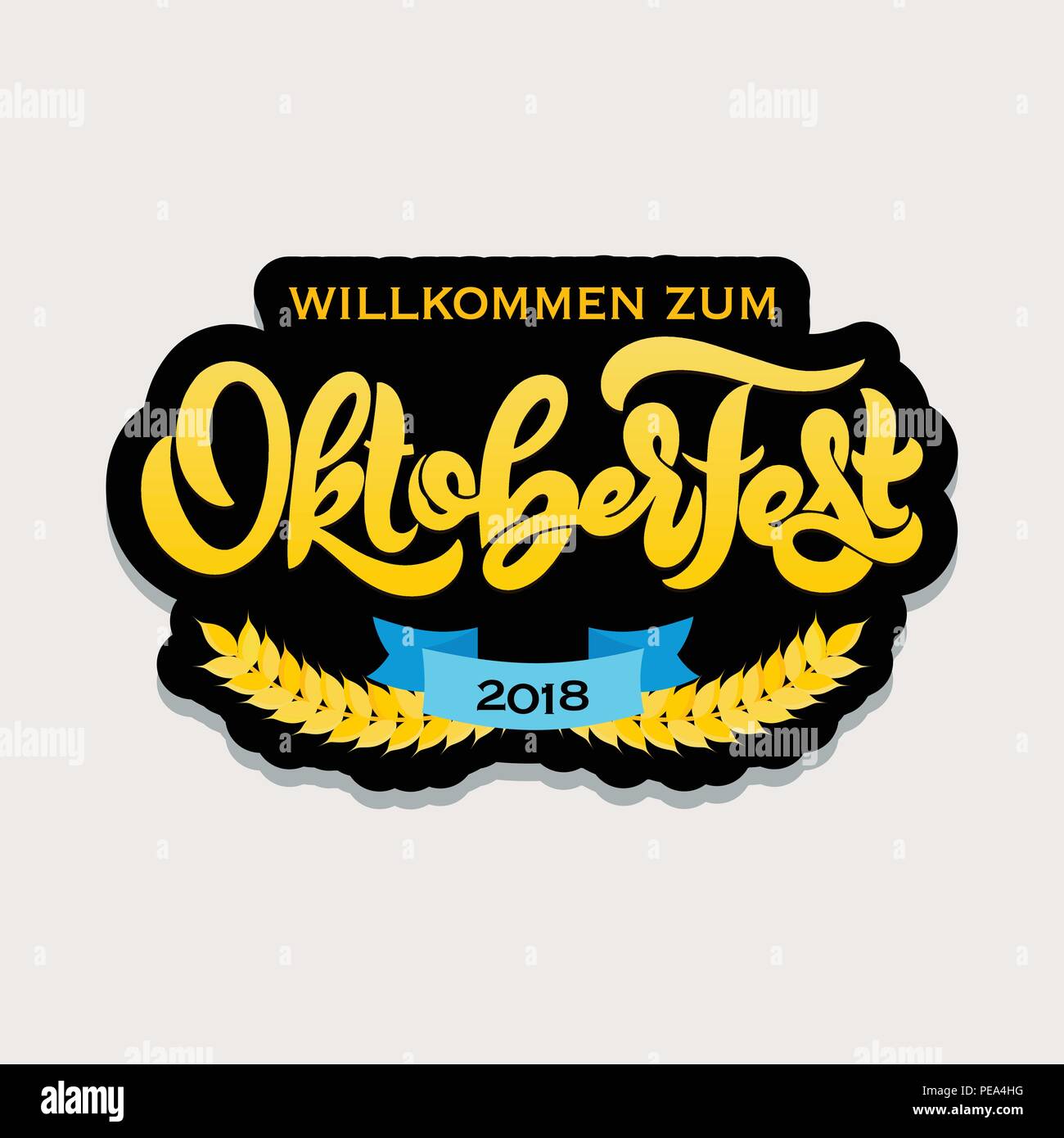 Oktoberfest logotype. Beer festival banner. Vector illustration of ...