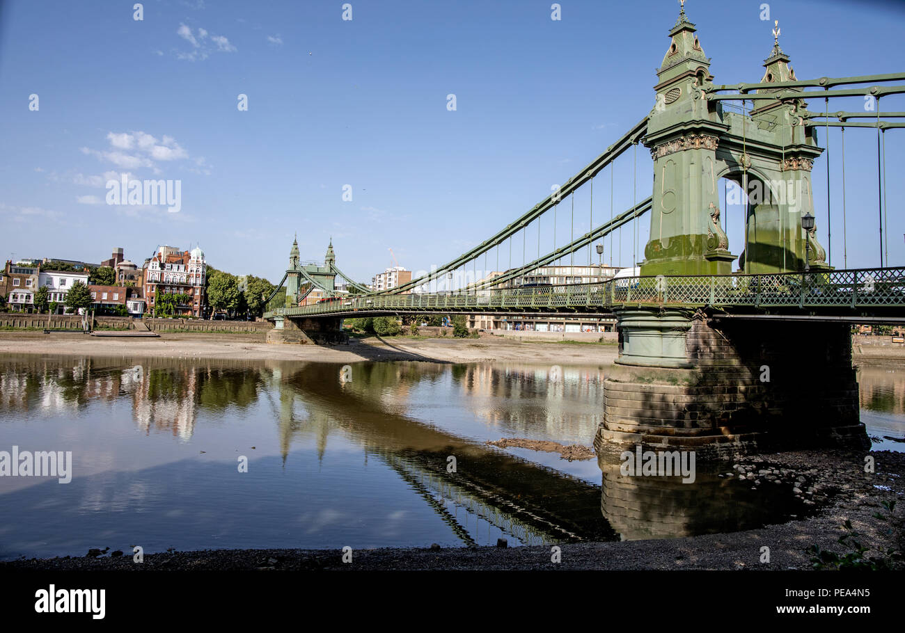 Hammersmith Bridge Daytime London UK Stock Photo - Alamy