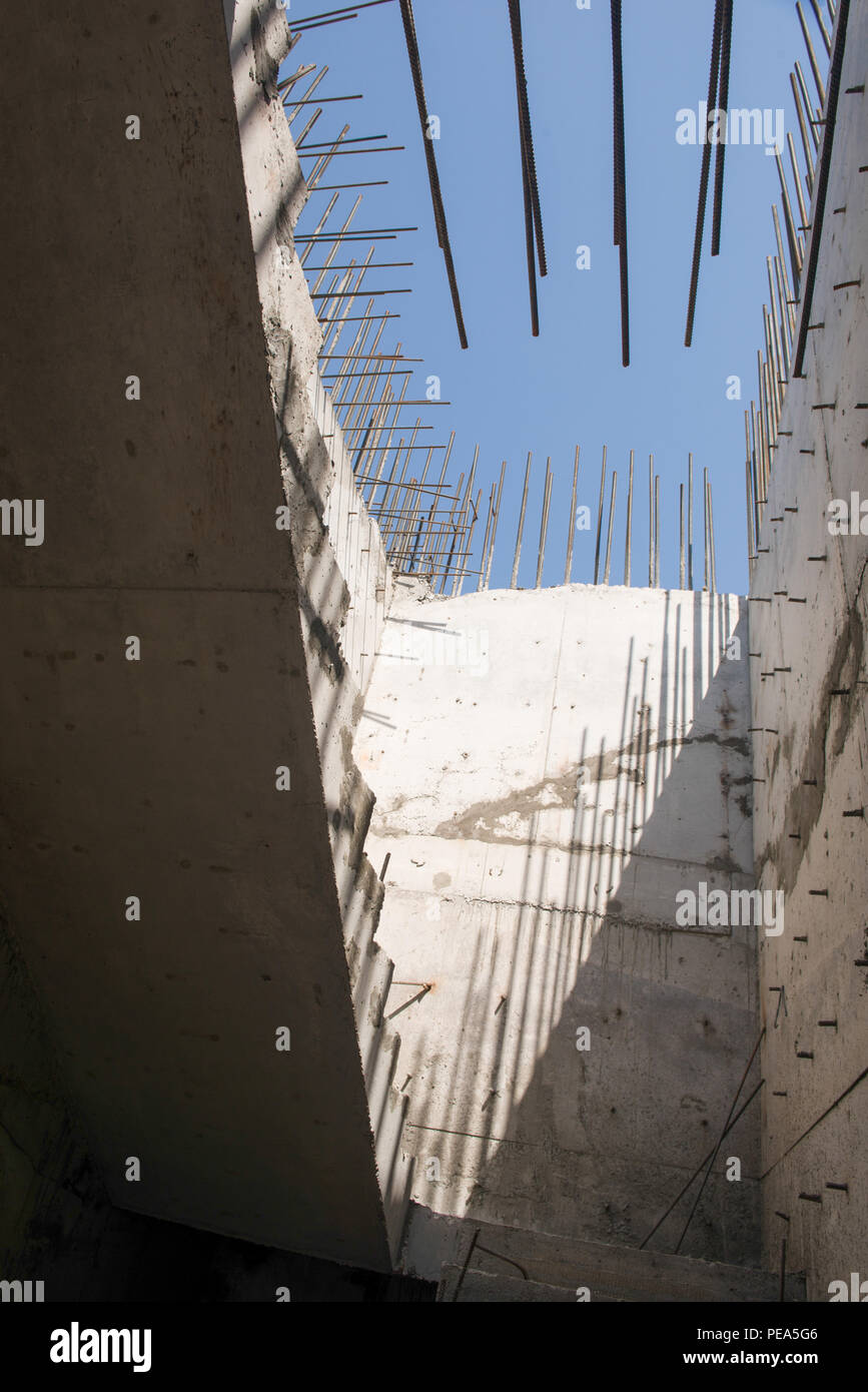 High rise apartment stairs hi-res stock photography and images - Alamy