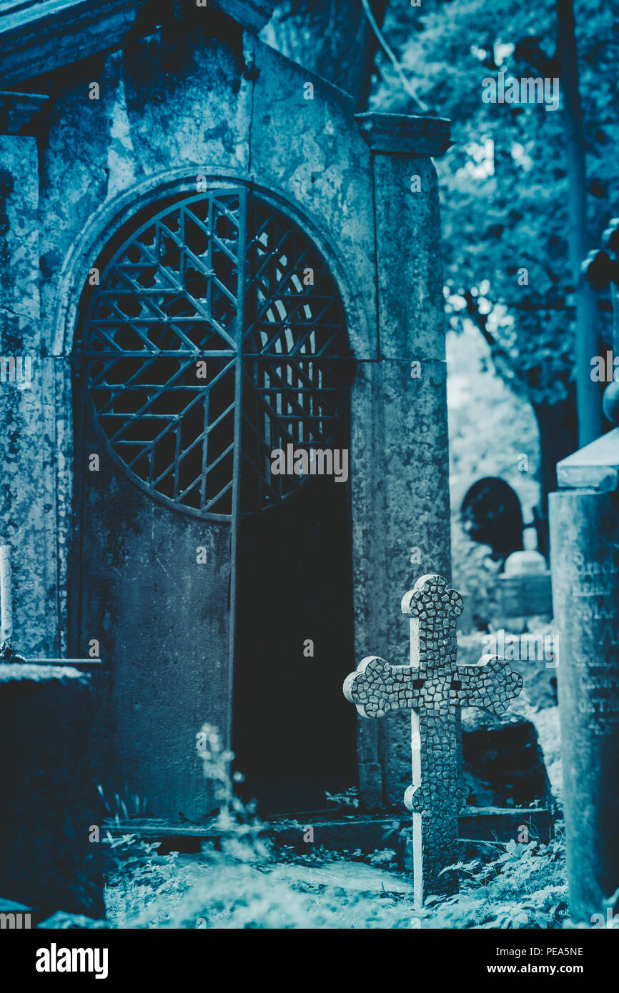 Old crypt door hi-res stock photography and images - Alamy