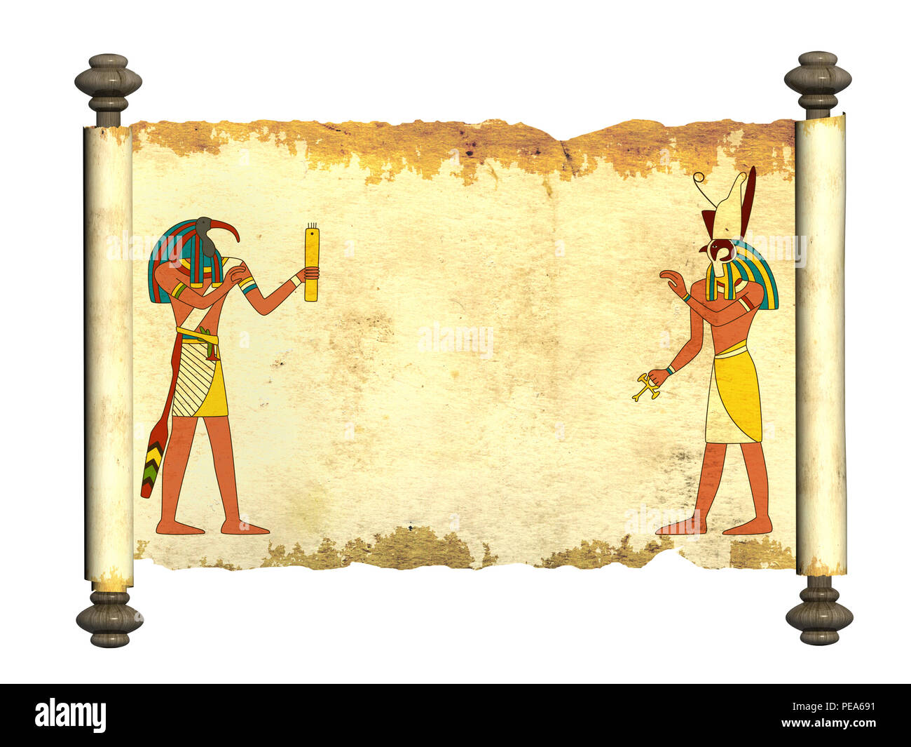 Egyptian Scroll Template