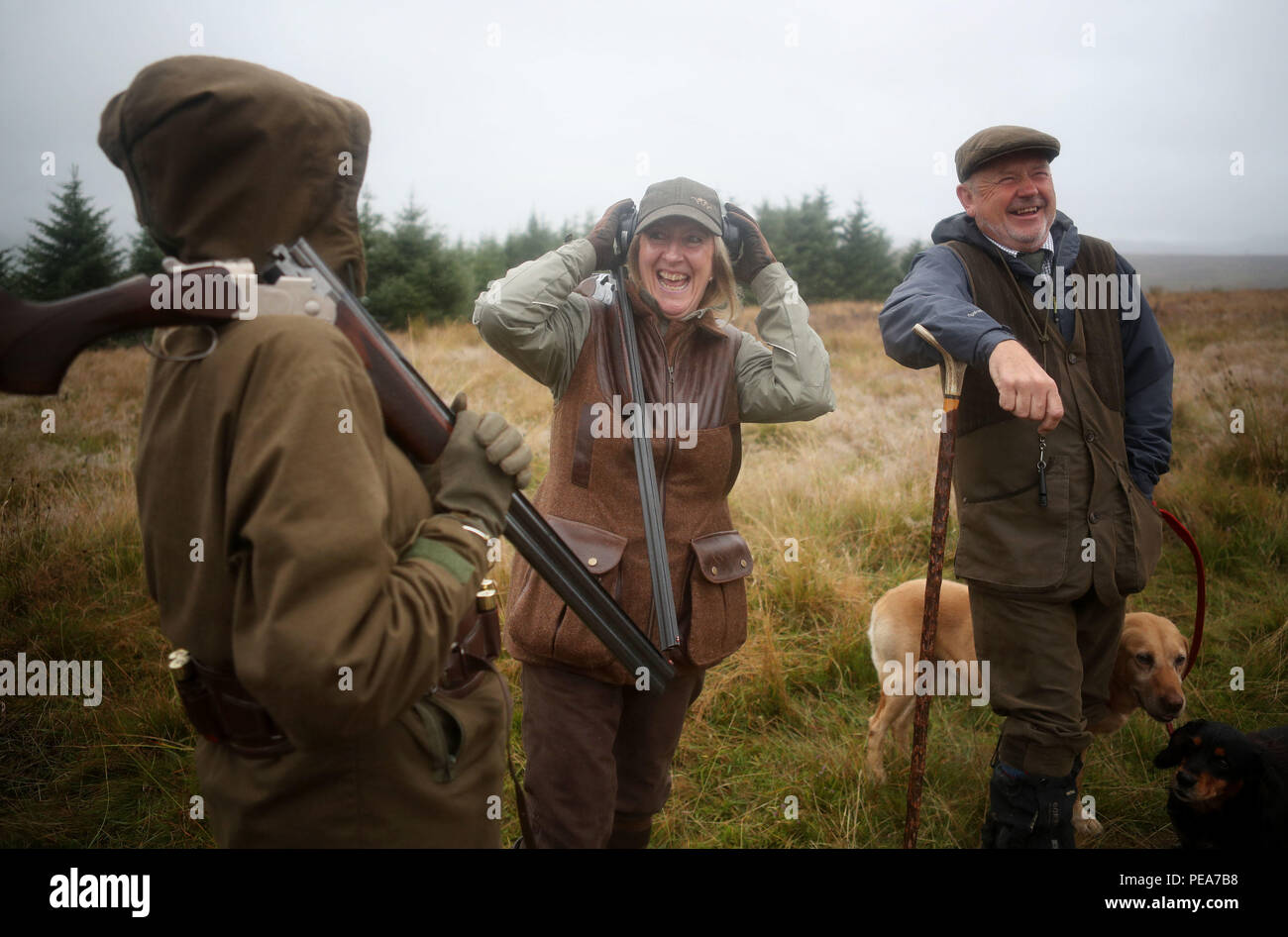 (Left to right) Justine Muir, Sheila Eastwood and James Wotherspoon ...
