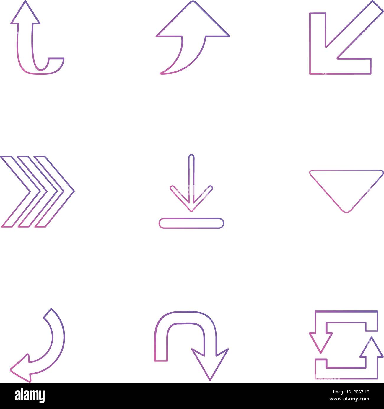 upload , download , back , arrows , directions , left , right , pointer , download , upload , up ...