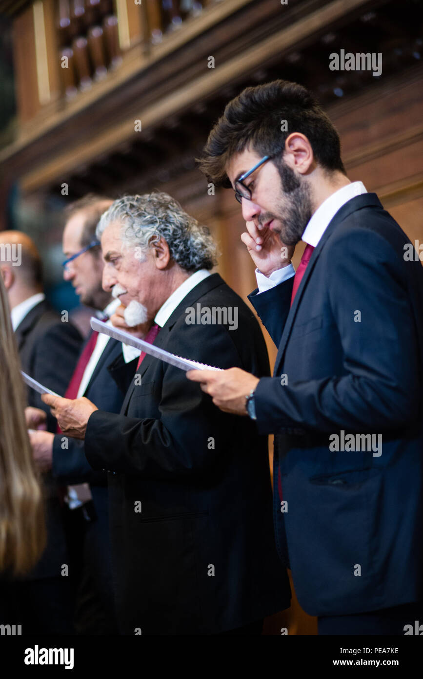 Gregorian choir hi-res stock photography and images - Alamy
